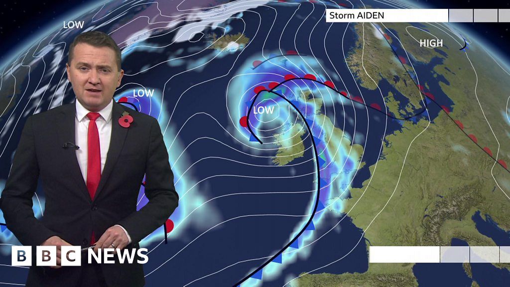 Storm Aiden: The latest weather forecast