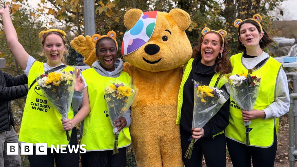 BBC local radio completes Children in Need three-legged walk