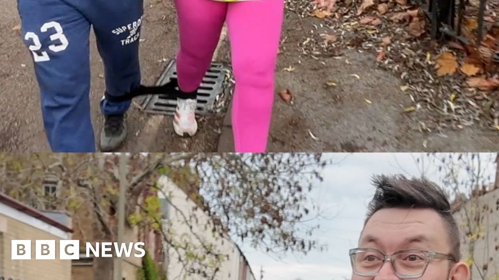 Radio Oxford presenters tackle Children in Need three-legged walk - BBC ...