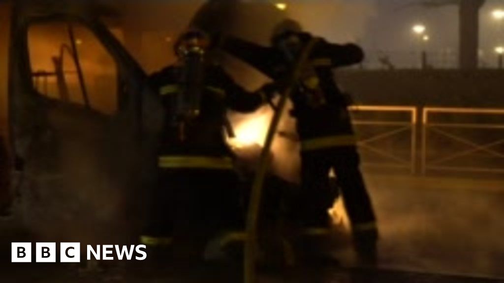 Riots against police in Paris suburbs after 'rape' case - BBC News