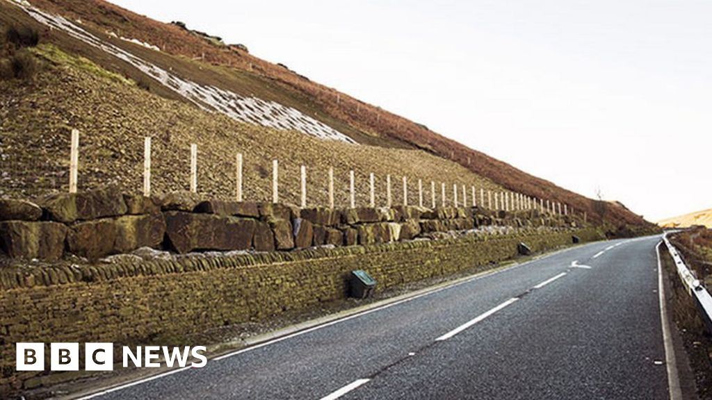 Kex Gill A59: Price to replace landslip-hit road up by £7m - BBC News