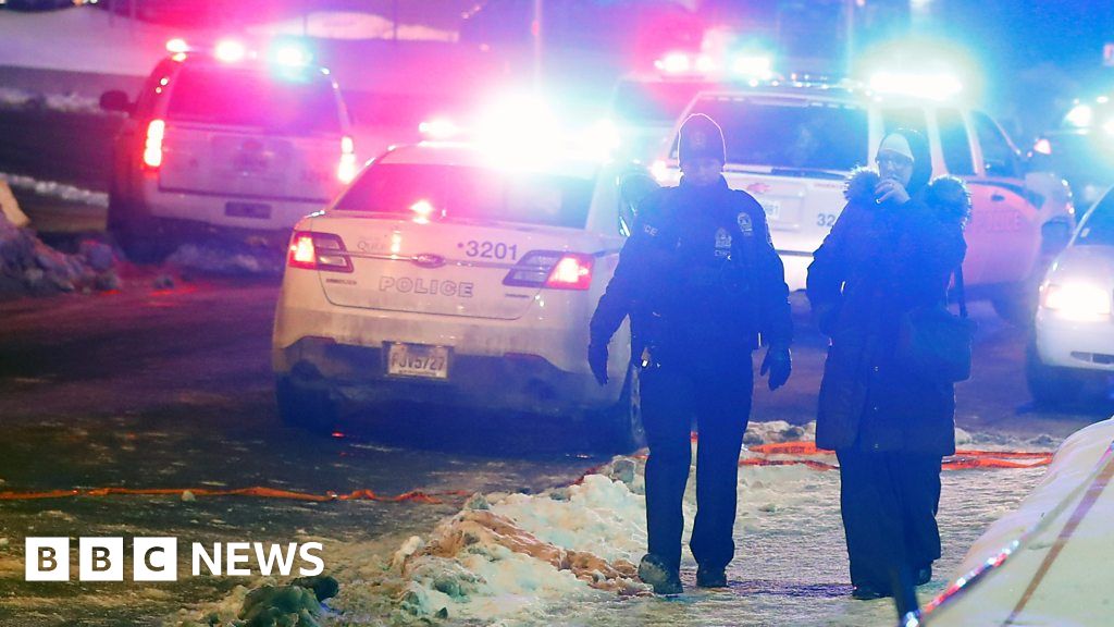 Six Killed And Eight Injured In Canada Mosque Attack Bbc News