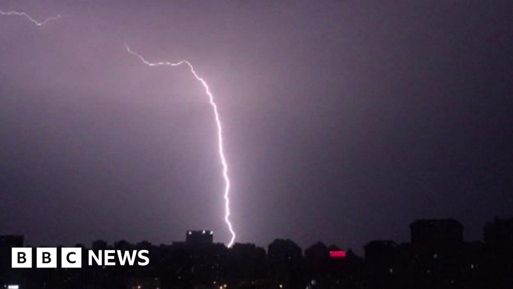 Parts of China pounded by storms