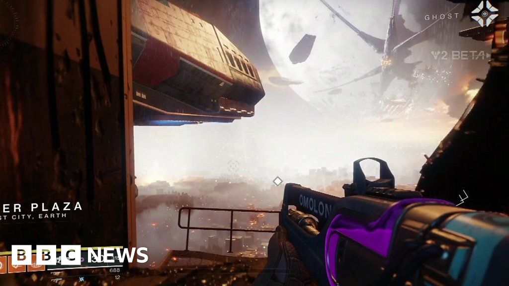 Hands-on with the sci-fi shooter Destiny 2 Beta - BBC News