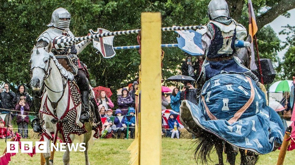 Coronavirus: How does a jousting team cope with lockdown?