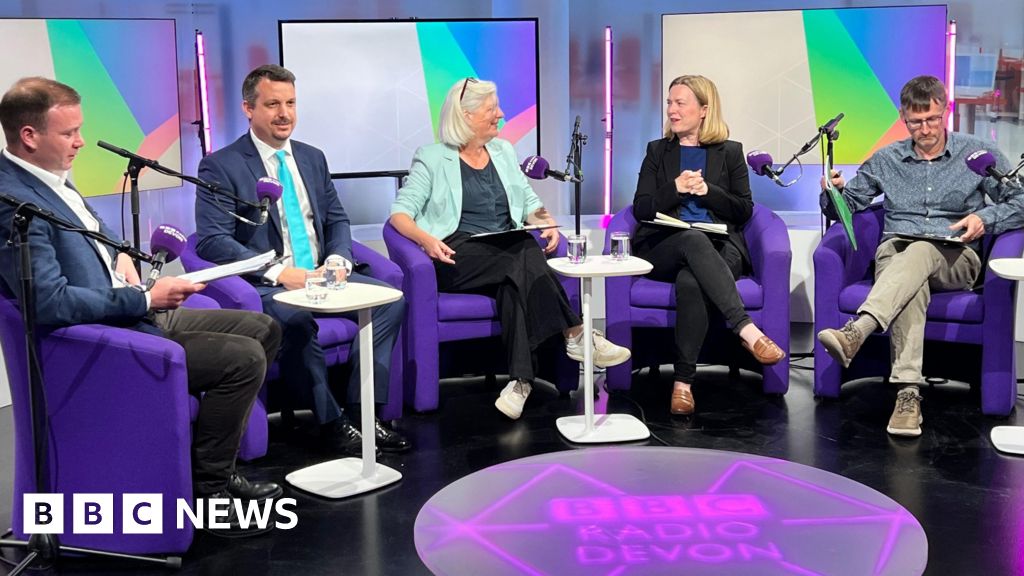 Parties clash on key issues in BBC Devon debate - BBC News