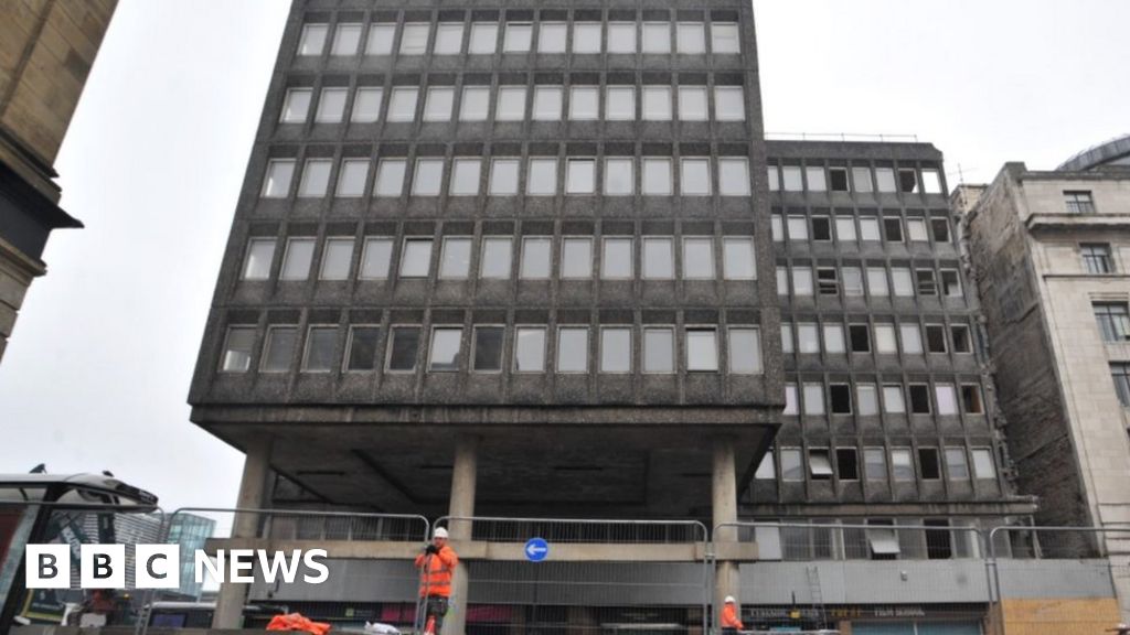 Newcastle buildings bulldozed to make way for HMRC complex - BBC News