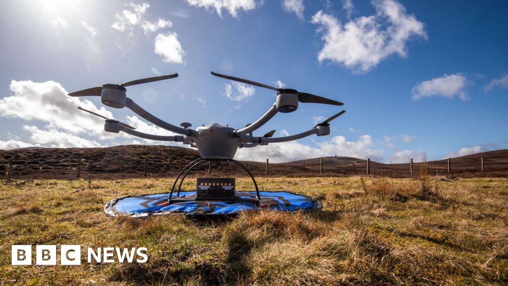 5G drones aim to transform mountain search and rescue - BBC News
