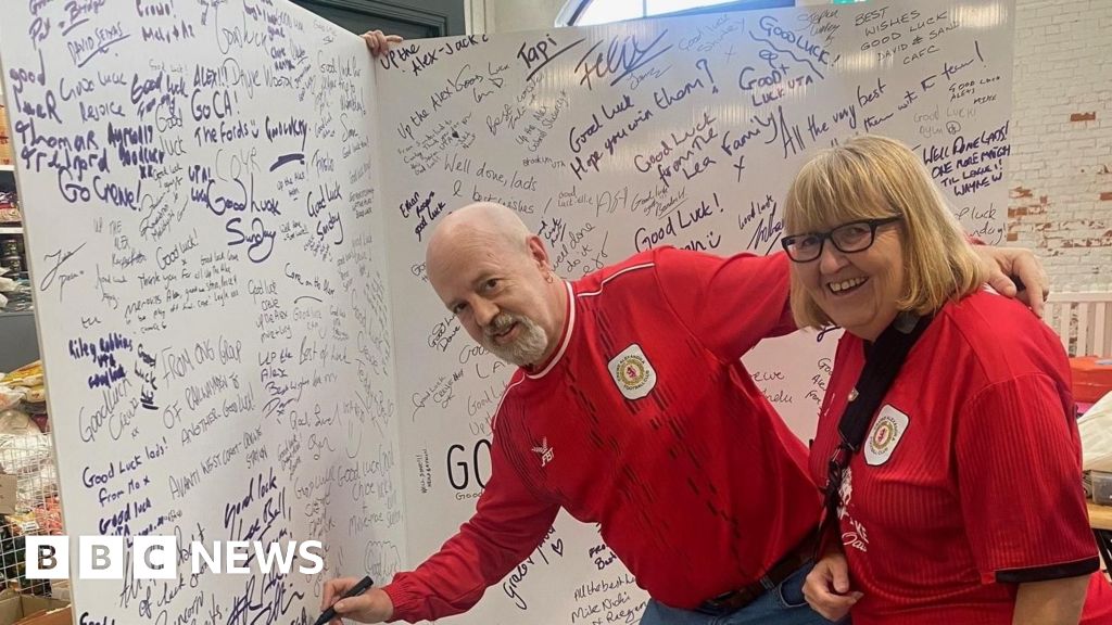 Crewe fan: I've secretly had my Alex shirt on all week