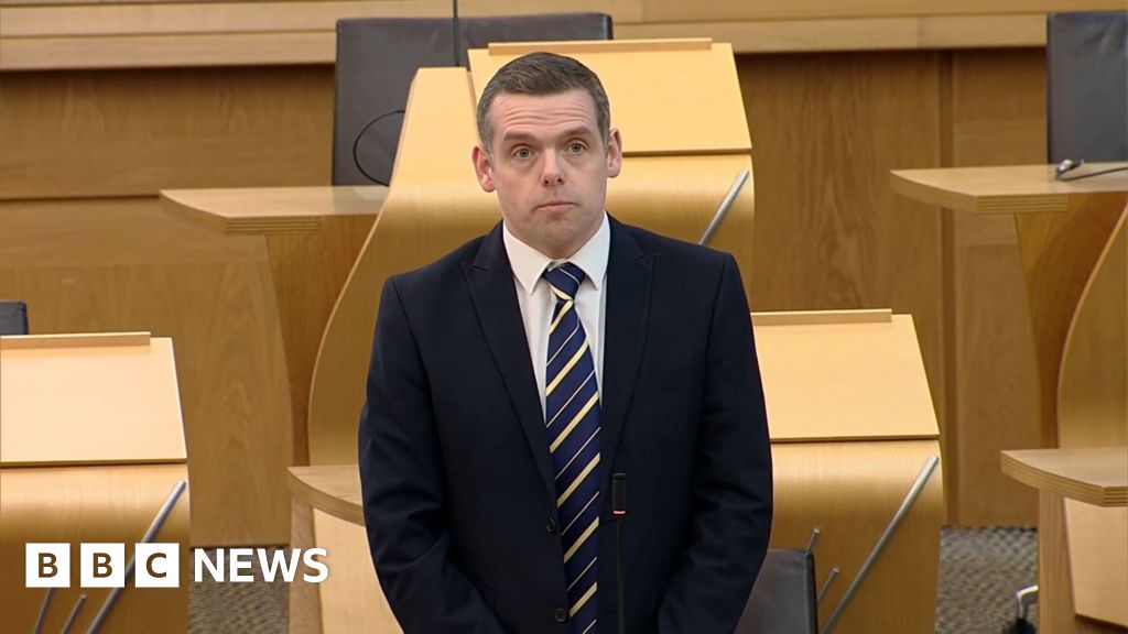 Douglas Ross: My behaviour fell short of what is expected of MSPs - BBC ...