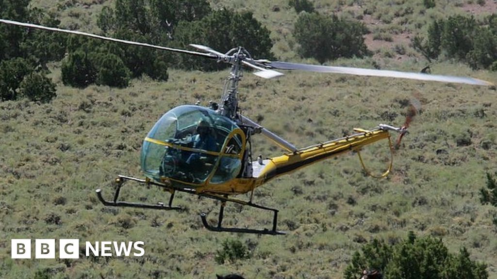 Herding helicopters crash in Texas, killing two - BBC News