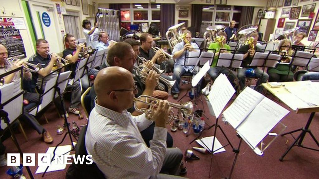 The Brassed Off band make a comeback after avoiding closure again - BBC ...