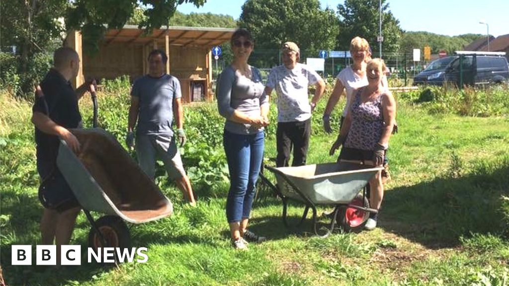 Green Flag for Bridgend mum's allotment vision