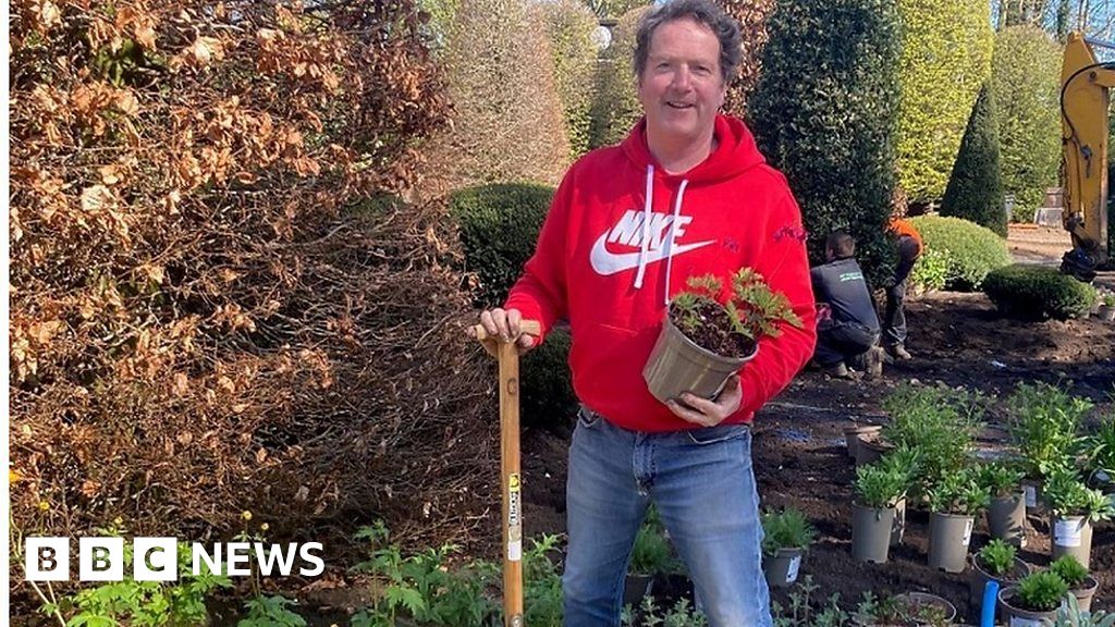 King Charles: Diarmuid Gavin-designed coronation garden unveiled - BBC News
