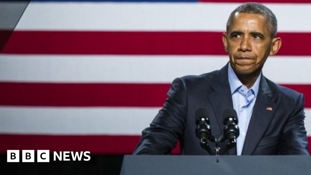 Obama says candidates should avoid 'insults and taunts' - BBC News