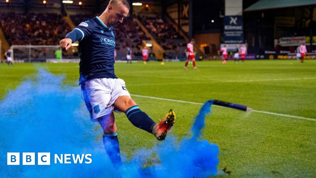 Leigh Griffiths fined for kicking flare into crowd during match