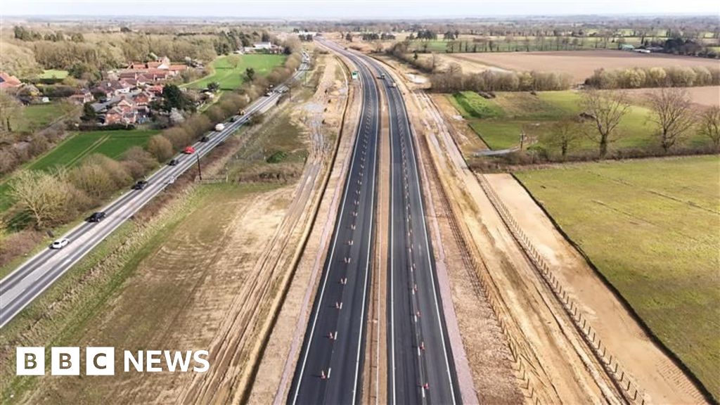 New A47 stretch in Norfolk revealed in drone footage