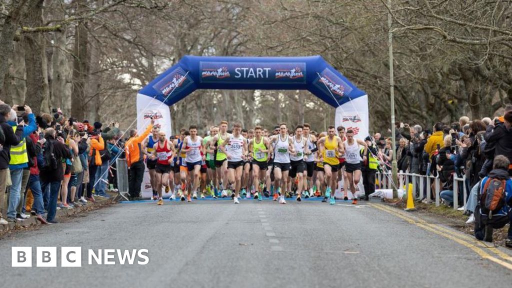 Houthi Red Sea shipping attacks delay Inverness marathon medals - BBC News
