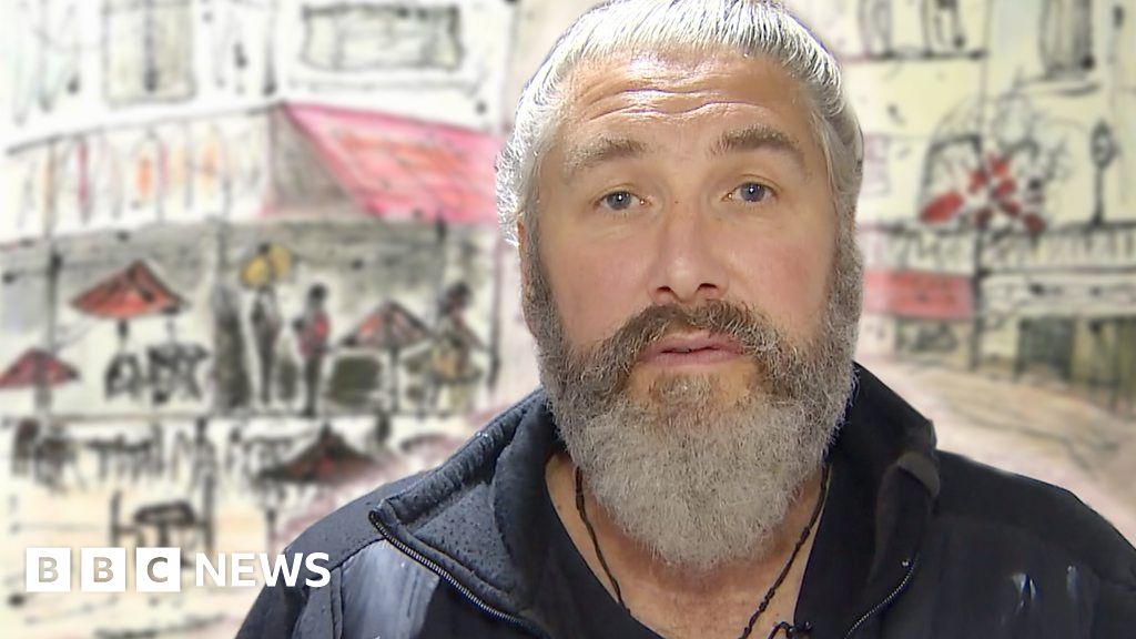 Screwdriver artist Johno Cornish uses painting to help mental health ...