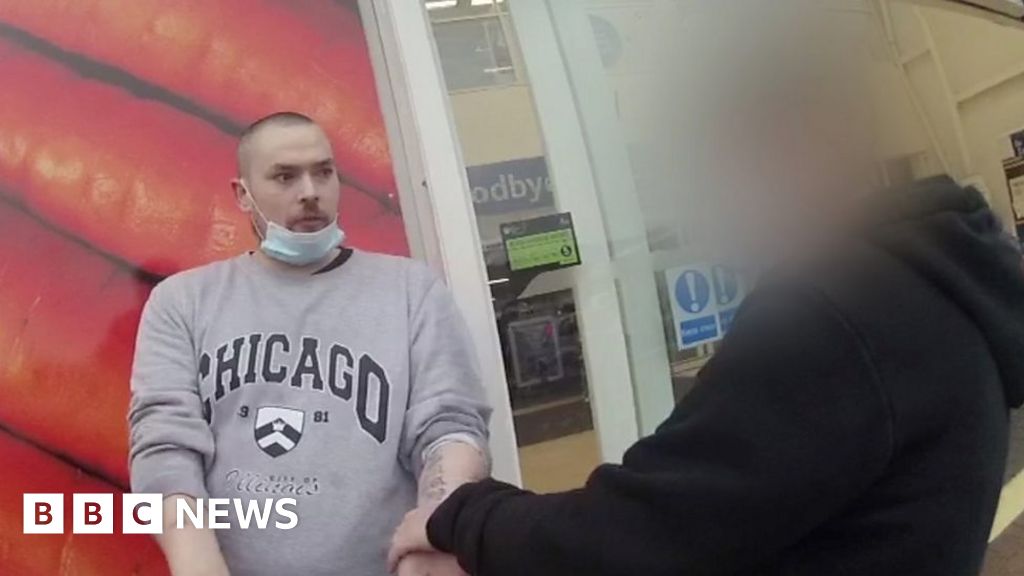 Police bodycam shows Thomas Grant arrest for Lucy Clews' murder - BBC News