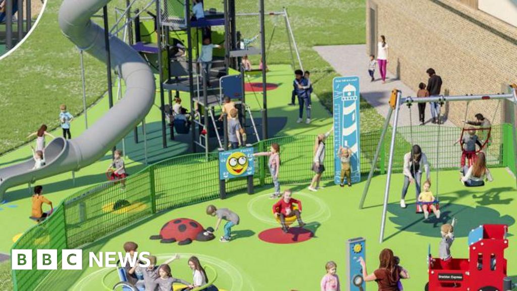 Inclusive playground plan given £50k funding boost - BBC News