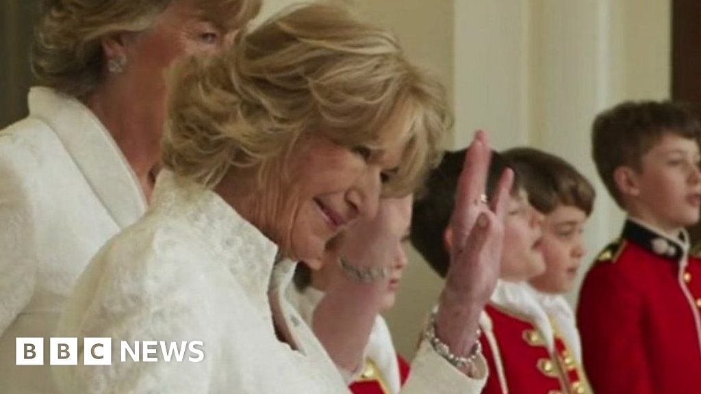 Queen Camilla's sister tears up as she watches royals go to Westminster ...