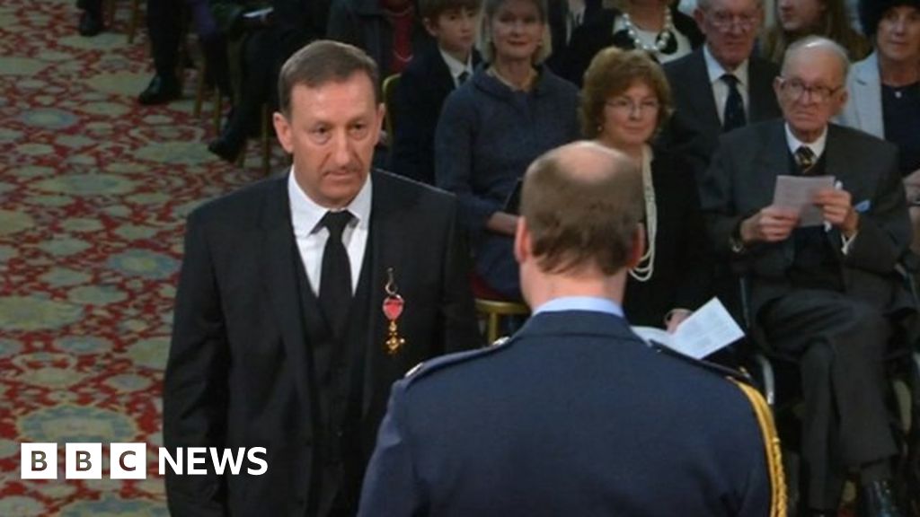 Swansea City chairman Huw Jenkins receives OBE - BBC News