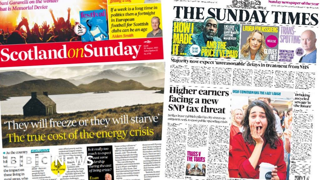 Scotland's papers: Starvation warnings and tax changes considered - BBC ...