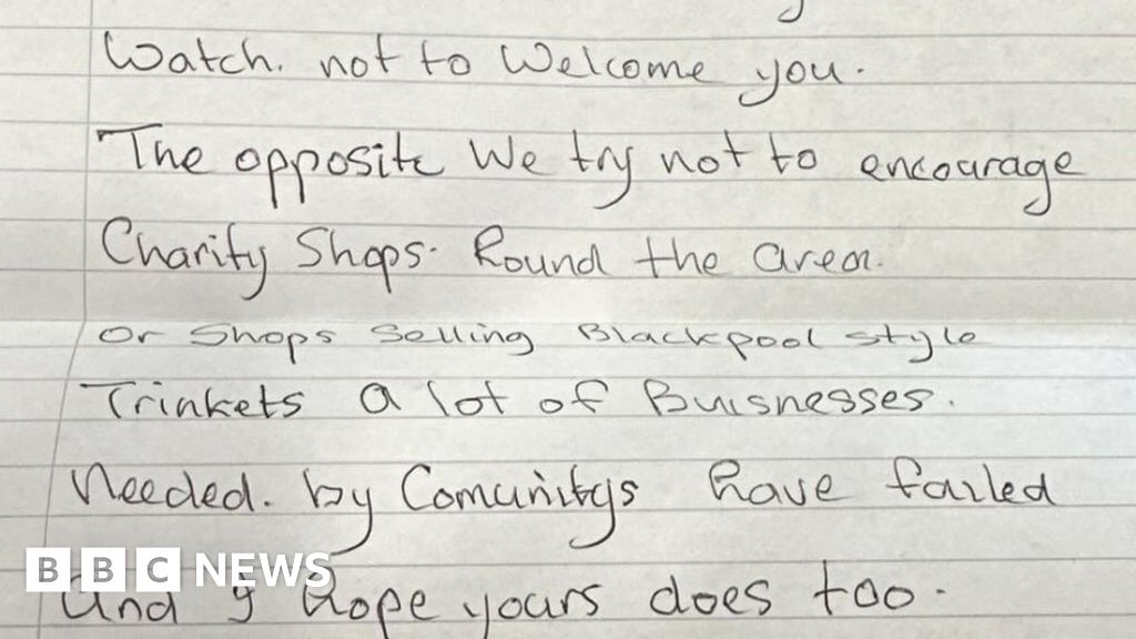 'Vile' letter triggers worldwide support for Sheffield charity shop