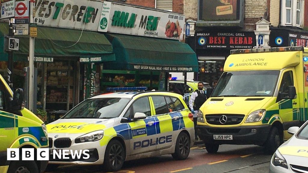 Tottenham stabbing: Two hurt in butchers shop