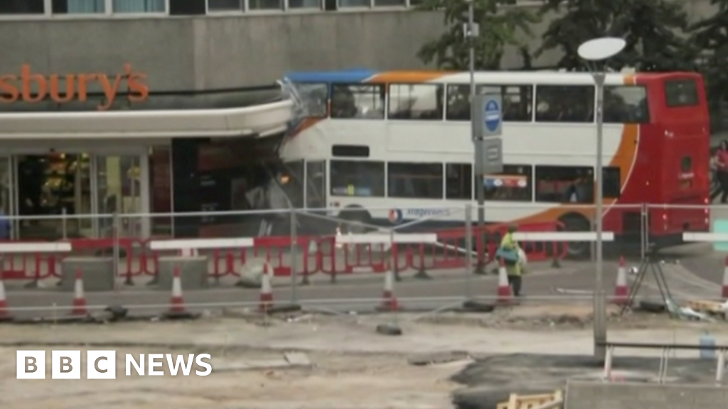 Survivor of Coventry Sainsbury's bus crash relives ordeal - BBC News