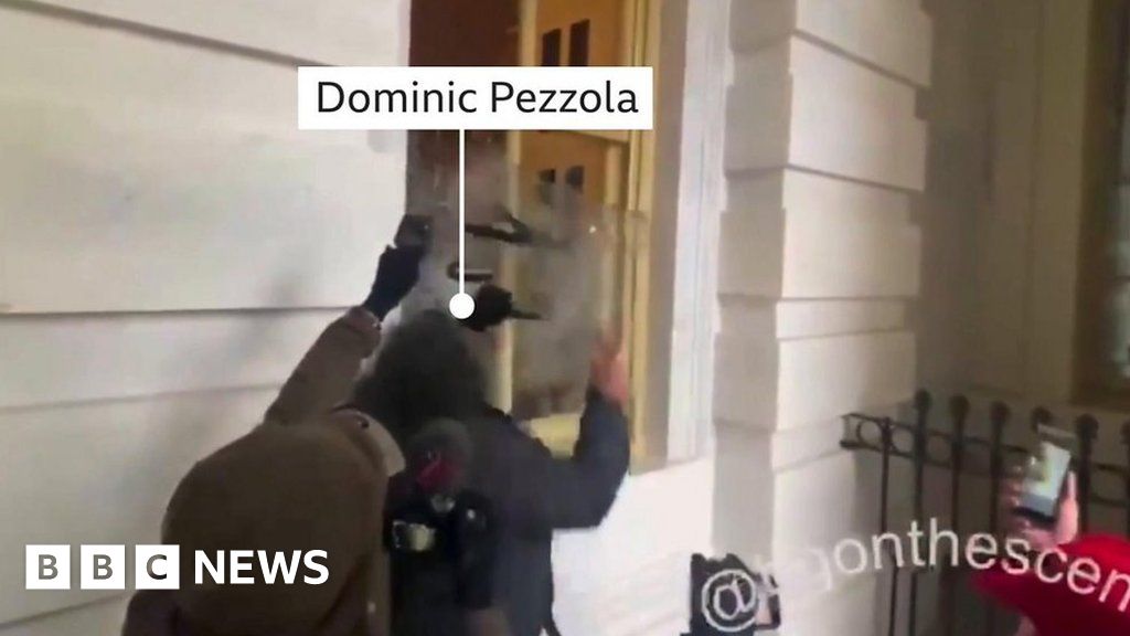 Footage shows Pezzola breaching Capitol on 6 January