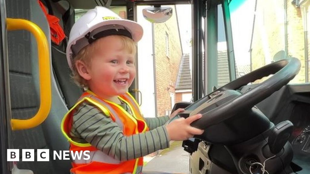 Doncaster boy, 1, meets bin crew heroes in surprise visit