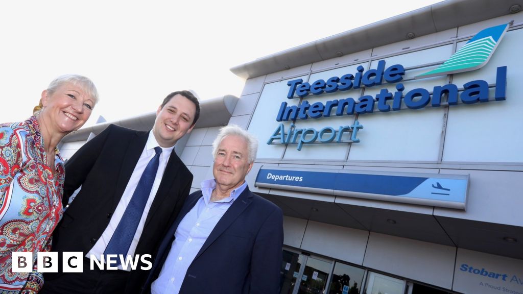 Durham Tees Valley Airport becomes Teesside International - BBC News