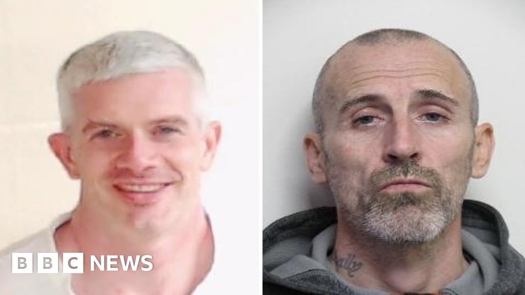 HMP Sudbury: Robber and burglar abscond from open prison - BBC News