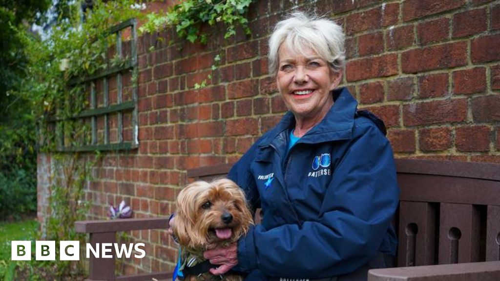 Battersea dogs' home's longest serving volunteer celebrated - BBC News