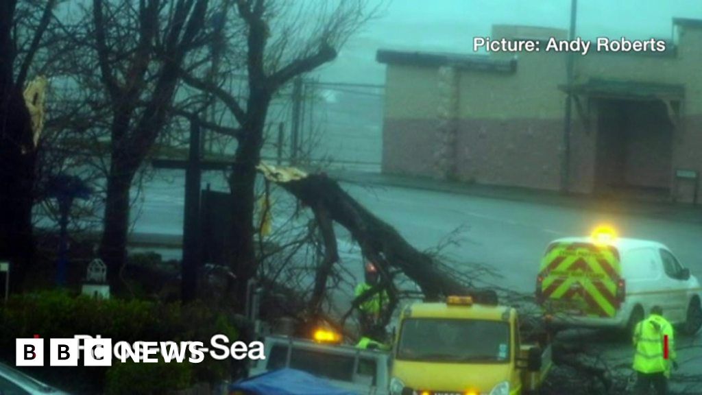Storm Doris: Your photos from around Wales - BBC News