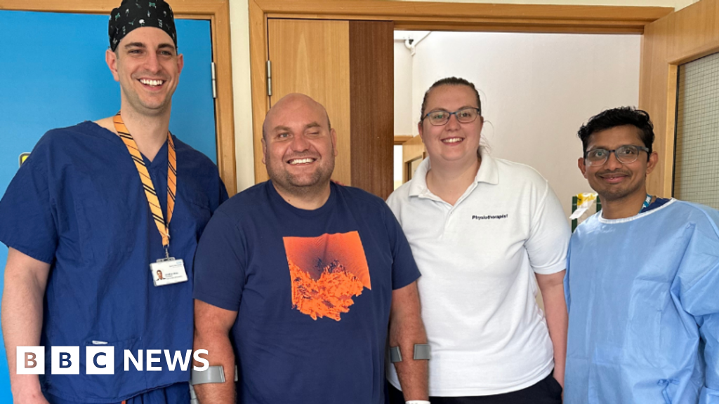 Peterborough knee replacement patient goes home on same day as op