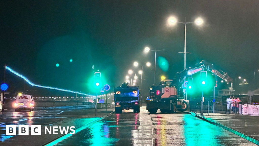 Storm hitting Jersey a 'major incident' - BBC News