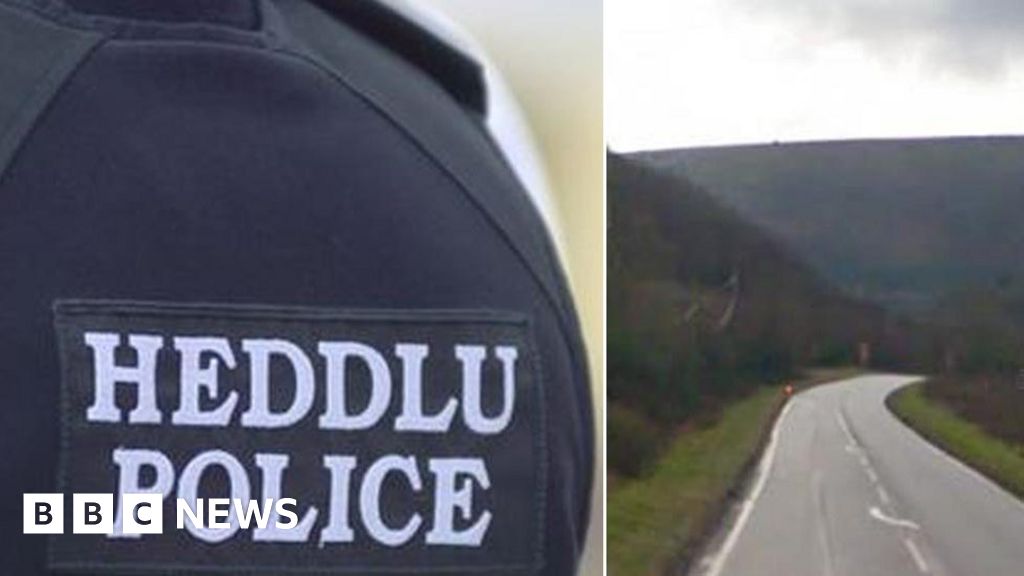 Woman dies and one man critical after Powys A44 crash - BBC News
