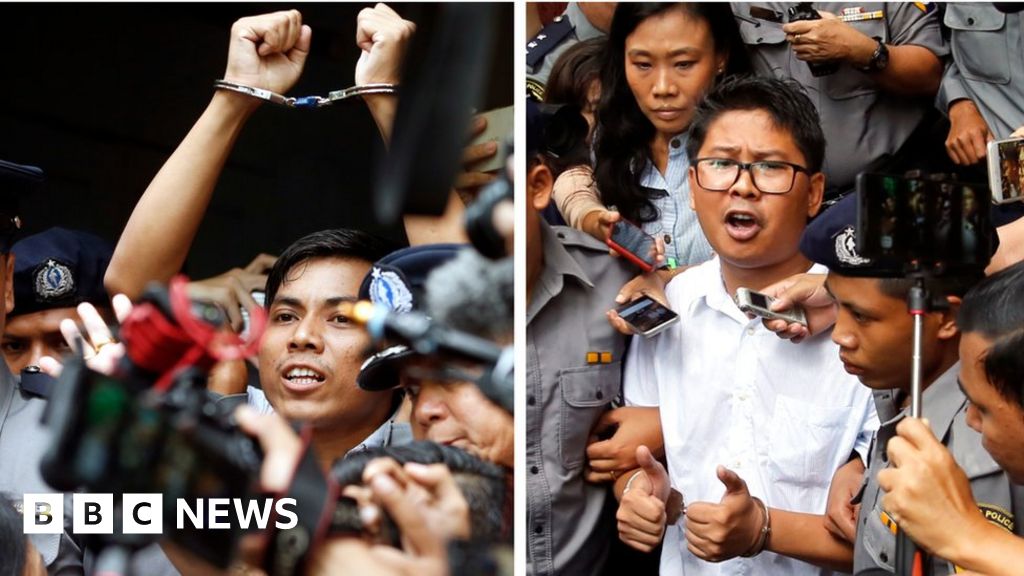 Reuters journalists jailed in Myanmar over secrets act - BBC News
