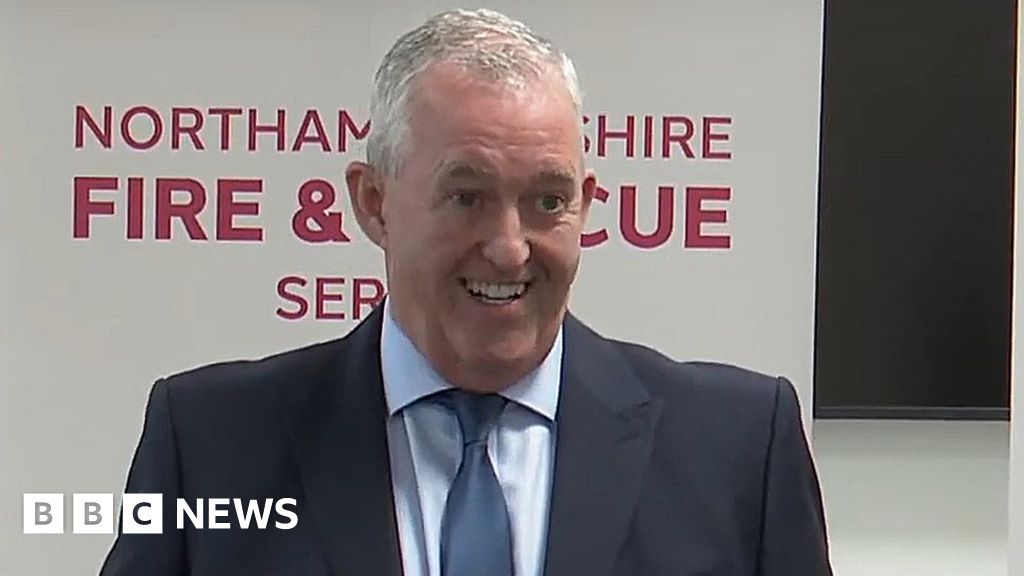 Northamptonshire fire chief left having signed settlement deal - BBC News