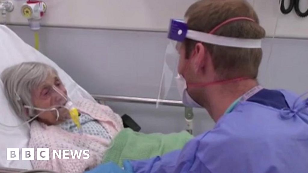 On the coronavirus front line at Bradford hospital's A&E - BBC News