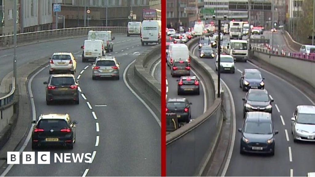 England's lockdown 2.0: Before and after