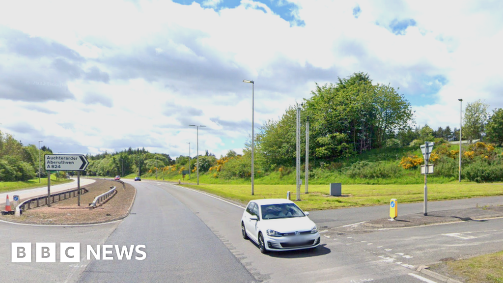 Motorcyclist, 63, killed in car crash on A9 near Auchterarder - BBC News