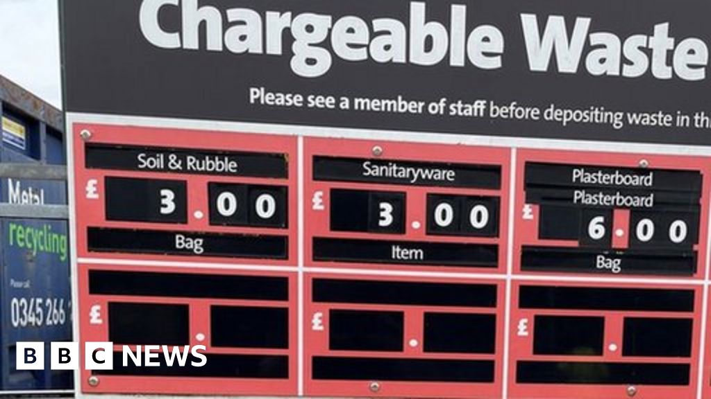 DIY waste fee ban will cost Hampshire £2m, council warns - BBC News