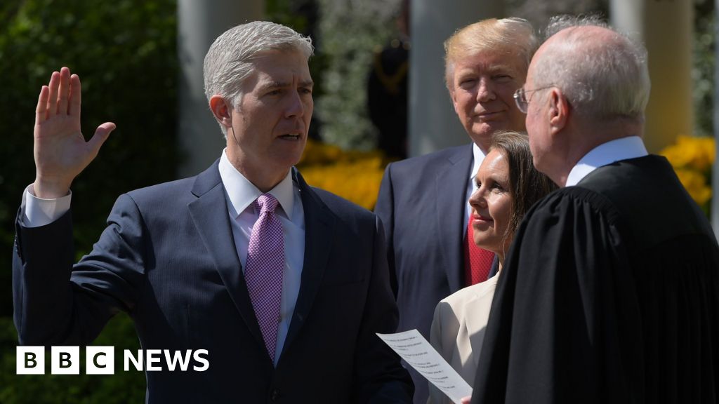Trump: Supreme Court's Neil Gorsuch will be 'truly great' - BBC News
