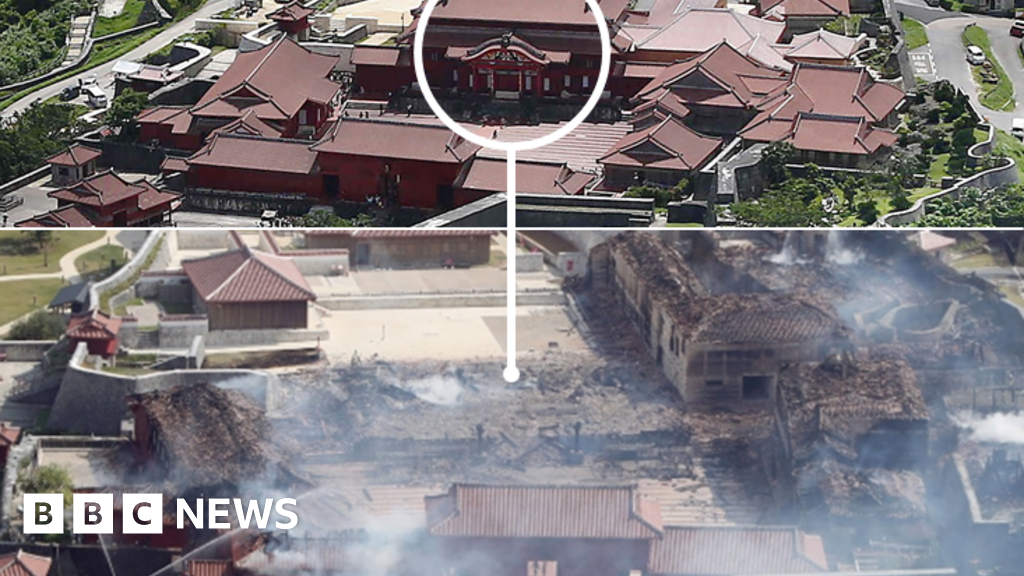 Shuri Castle: Appeal for images to 'rebuild' burned site online - BBC News