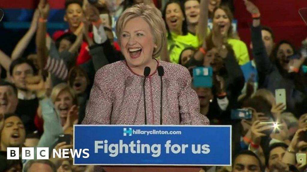 US election 2016: Clinton and Trump win in New York - BBC News