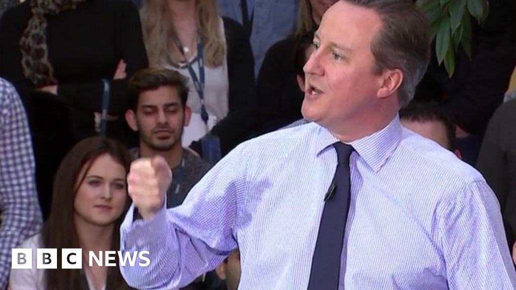 Cameron holds EU referendum event - BBC News